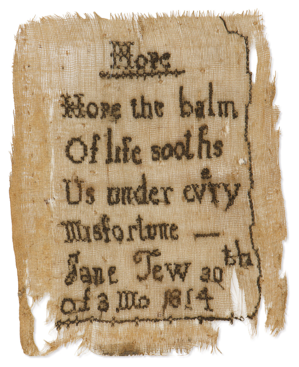Quaker Samplers from the Rokeby Collection - Rokeby Museum